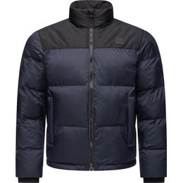 Ragwear Winter Jacket 'Stafen' male size S marine blue / Black