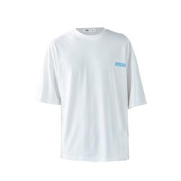 Vamos Clo Crew Neck T-Shirt Herren Gr&ouml;&szlig;e M ecru / navy / hellblau