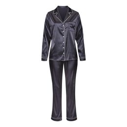 s.Oliver Pyjama Damen Gr&ouml;&szlig;e XXS/XS dunkelblau Winterkleid