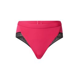 Calvin Klein Swimwear Bikinihose 'BRAZILIAN' Damen Gr&ouml;&szlig;e L pink / schwarz / wei&szlig;