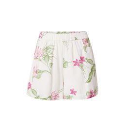 Pieces Shorts 'ALOHA ' Damen Gr&ouml;&szlig;e 40 creme / gr&uuml;n / pink / rosa