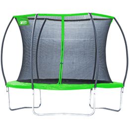 Gartentrampolin BEST Sporting "57121 Superstar 2.0" Trampoline Gr. B: 305cm, grün (schwarz, grün) Kinder mit Netz