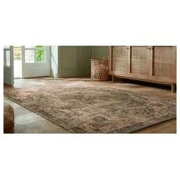 Teppich FLAIR RUGS "Selena Jute" Teppiche Gr. B: 120cm, 8mm, L: 170cm, grün Vintage Jute