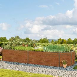 451 x 119 x 77 cm Hochbeet, Holzoptik - (GFPV00618)