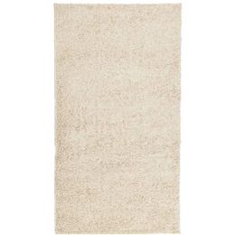 Teppich Shaggy Hochflor Modern Golden 60x110 cm vidaXL