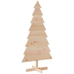 Weihnachtsbaum Holz zum Schmücken 150 cm Massivholz Kiefer vidaXL