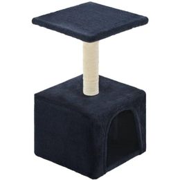 Katzen-Kratzbaum Sisal 55 cm Dunkelblau vidaXL