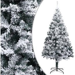 Künstlicher Weihnachtsbaum Beschneit Grün 400 cm pvc vidaXL