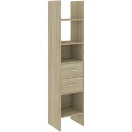 Bücherregal Sonoma-Eiche 40x35x180 cm Holzwerkstoff vidaXL