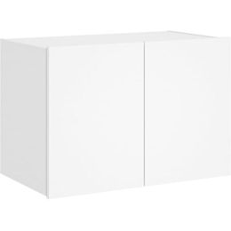 vidaXL - TV-Wandschrank mit LED-Leuchten Weiß 60x35x41 cm