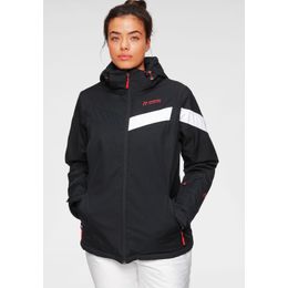 Skijacke Maier Sports "Ski Jacke wattiert Damen", Damen, Gr. 46, schwarz, Obermaterial: 100% Polyester. Futter: 100% Polyester. Wattierung: 100% Polyester. Futter 2: 100% Polyamid, sportlich, Jacken, bis Gr. 58 erhältlich