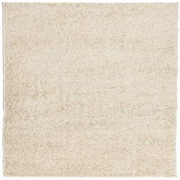 Teppich Shaggy Hochflor Modern Golden 200x200 cm vidaXL