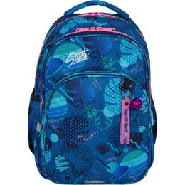 Freizeitrucksack McNeill "Base, Disney, Stitch" Gr. B/H/T: 29cm x 49cm x 16cm, blau (stitch), Kinder, Polyester, Rucksäcke