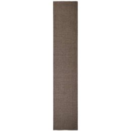 vidaXL - Teppich Natur Sisal 66x350 cm Braun