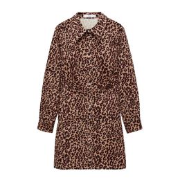 Mango Shirt Dress 'Lia' female Brown size XL