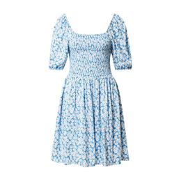 Sisters Point Kleid 'UCIA' Damen Größe 36 hellblau / gelb / weiß Winterkleid
