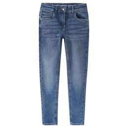 Yigga Mädchen Skinny-Jeans mit verstellbarem Bund