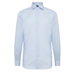 Boggi Milano Hemd Herren Größe S/M hellblau / weiß