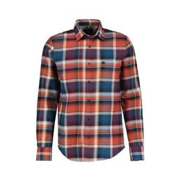 Lerros Hemd Herren Größe 4XL blau / lila / orange / weiß