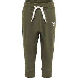 Hummel Sweathose 'Apple' Jungen Größe 104 oliv / weiß