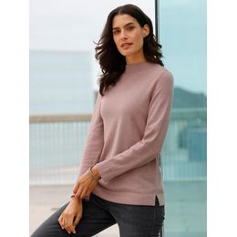 Strickpullover Inspirationen "Pullover" Gr. 40, lila (mauve) Damen Pullover