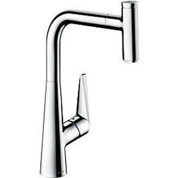 Hansgrohe Talis Select S300 Küchenarmatur 72821000 chrom, schwenkbar, herausziehbarer Auslauf 150°