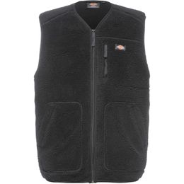 Dickies Mount Hope Fleeceweste Herren, schwarz, Größe: XXL Fleece