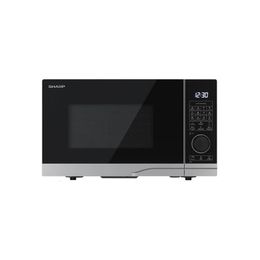 Sharp Premium series YC-PC254AE-S - microwave oven with convection and grill - freestanding - silver