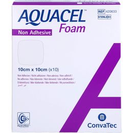 Aquacel Foam Nicht Adhäsiv 10x10cm Verband 10 ST