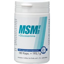 Msm 500mg + Glucosamine Kapseln 180 ST