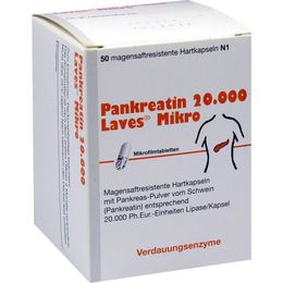 Laves-Arzneimittel GmbH Pankreatin 20000 Laves Mikro 50 ST