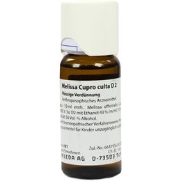 Weleda Melissa Cupr Cul D 2 50 ML