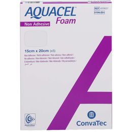 ToRa Pharma Aquacel Foam Nicht-Adhäsiv 15x20cm Verband 5 ST