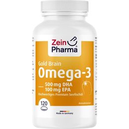 Omega-3 Gold Gehirn Dha 500mg/Epa 100 mg 120 ST