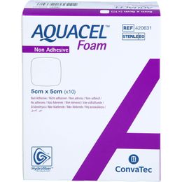 B2B Medical Aquacel Foam Nicht Adhäsiv 5x5 cm Verband 10 ST