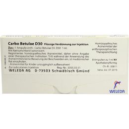 Weleda Carbo Betulae D30 8 ML