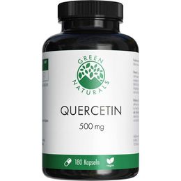 Heilpflanzenwohl GmbH Green Naturals Quercetin 500 mg Hochdosiert 180 ST