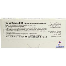 Weleda Carbo Betulae D20 8 ML