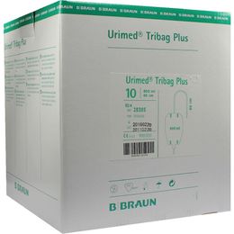 B.Braun Urimed Tribag Plus Urin-Beinbtl.800ml Steril 60cm 10 ST