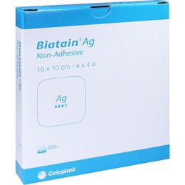 Coloplast Biatain Ag Schaumverband Nicht-Haftend 10x10cm 5 ST