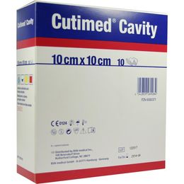 BSN Cutimed Cavity 10x10cm Schaumverband Nicht Haftend 10 ST