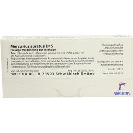 Weleda Mercurius Auratus D15 8 ML