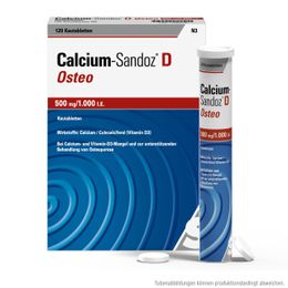 HEXAL® Calcium-Sandoz D Osteo 500mg/1.000 Ie Kautablette 120 ST