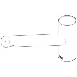Dornbracht K&ouml;rper Ersatzteile 091976002 260 x 180 x 48 mm Dark Platinum geb&uuml;rstet 091976002-99