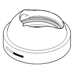 Dornbracht Haube Ersatzteile 092830032 D. 45 x 22,7 mm chr geb&uuml;rstet 092830032-93