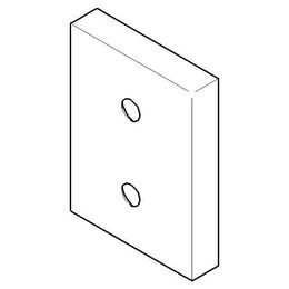 Dornbracht Abdeckung Ersatzteile 081798557 45 x 60 x 10 mm Chrom 081798557-00