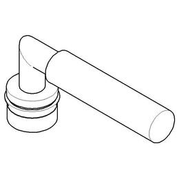 Dornbracht Griff Ersatzteile 04208805200 106 x 48,5 x 37 mm Platin 04208805200-08