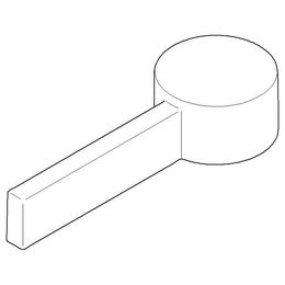 Dornbracht Griff Ersatzteile 092078057 24 x 41 x 96 mm Cyprum 092078057-49