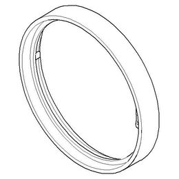 Dornbracht Abdeckung Ersatzteile 091101123 D. 72 x 11 mm Messing (23kt Gold) 091101123-09