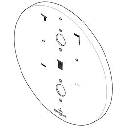 Dornbracht Rosette Ersatzteile 091102271 D. 124 x 10 mm Chrom 091102271-00